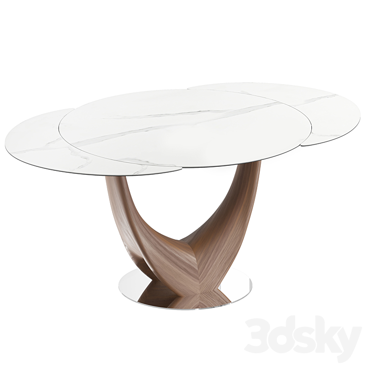 Triumph, folding table with ceramic top - Table - 3D model