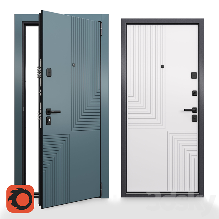 OM SUPER OMEGA PRO HT-1 - Doors - 3D model