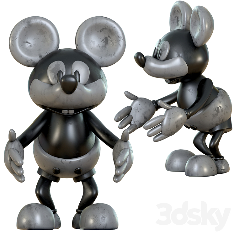 Mickey Mouse-01 - Toy - 3D model