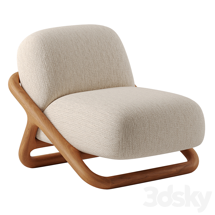 Ezra Chair by Anthropologie - Arm chair - 3D model