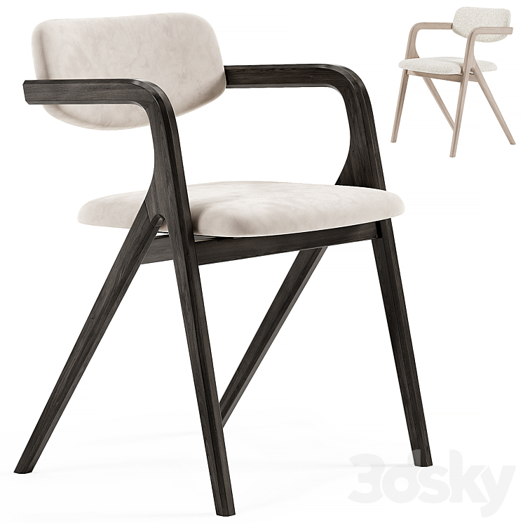 Keyko Chair By gallottiradice - Chair - 3D model
