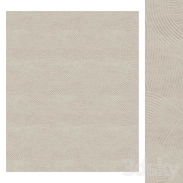 Capital Collection ZEN Carpet - Carpets - 3D model