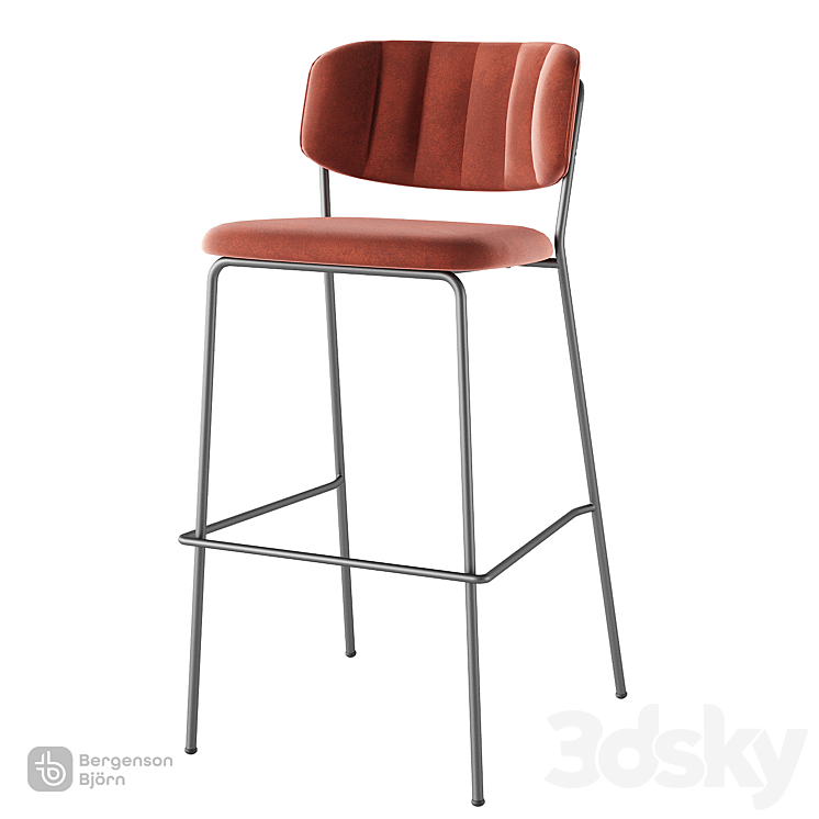 OM_Bar stool Eirill, Bergenson Bjorn - Chair - 3D model