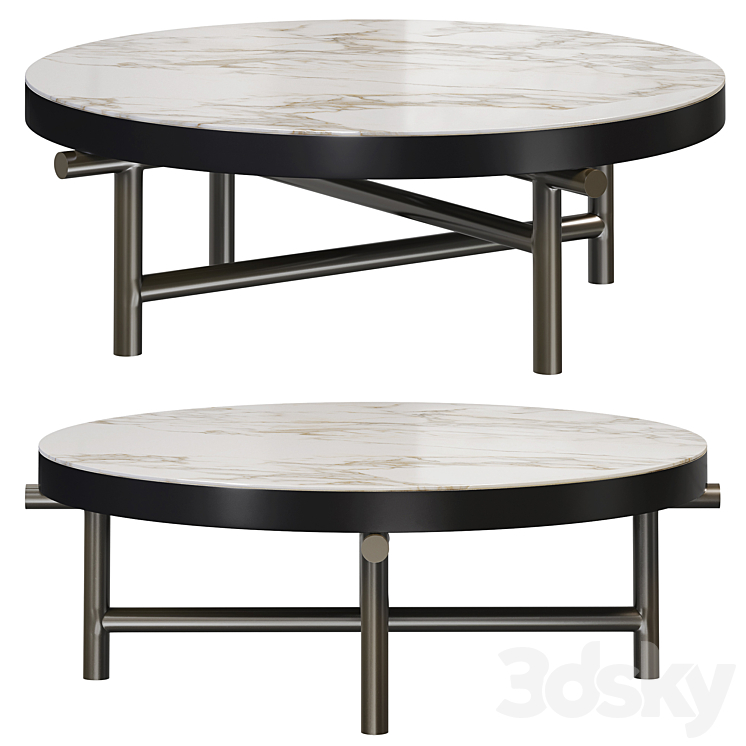 Torii table by Nendo Minotti - Table - 3D model
