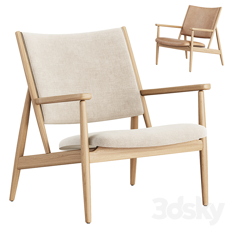 Summit Lounge Chair by Ariake - Chair - 3D model