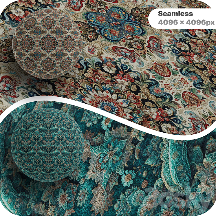1 Fabric Trico Carpet /2 MAT/4K/Seamless MAS1 - Fabric - 3D model