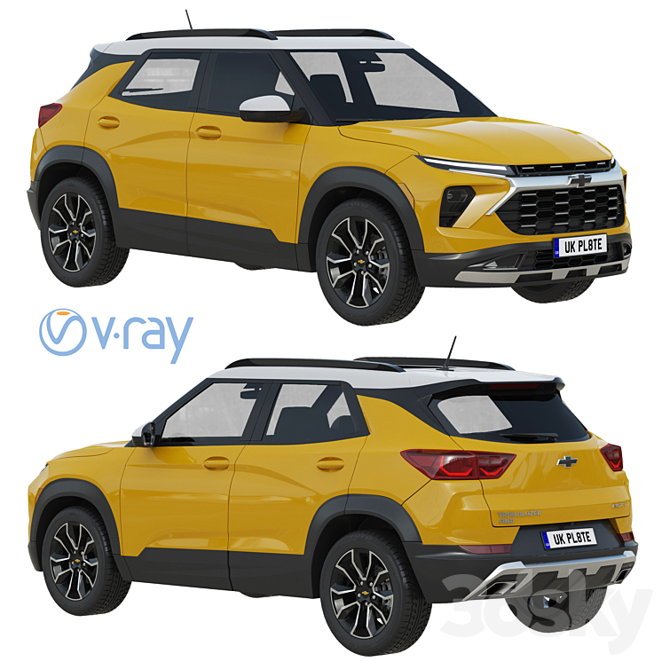 Chevrolet Trailblazer Active 2024 - Ground Transport - 3D model
