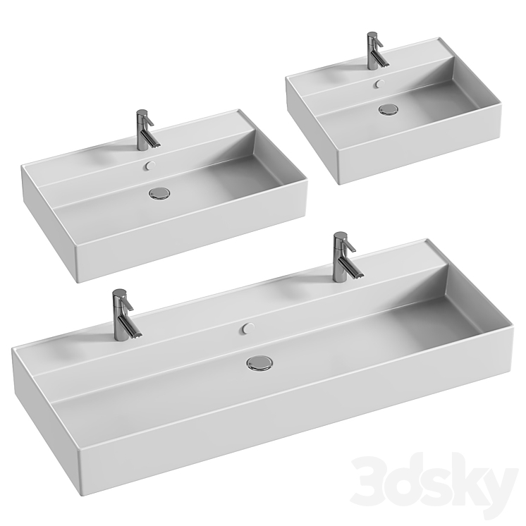 Jacob Delafon Vivienne washbasin - Wash basin - 3D model