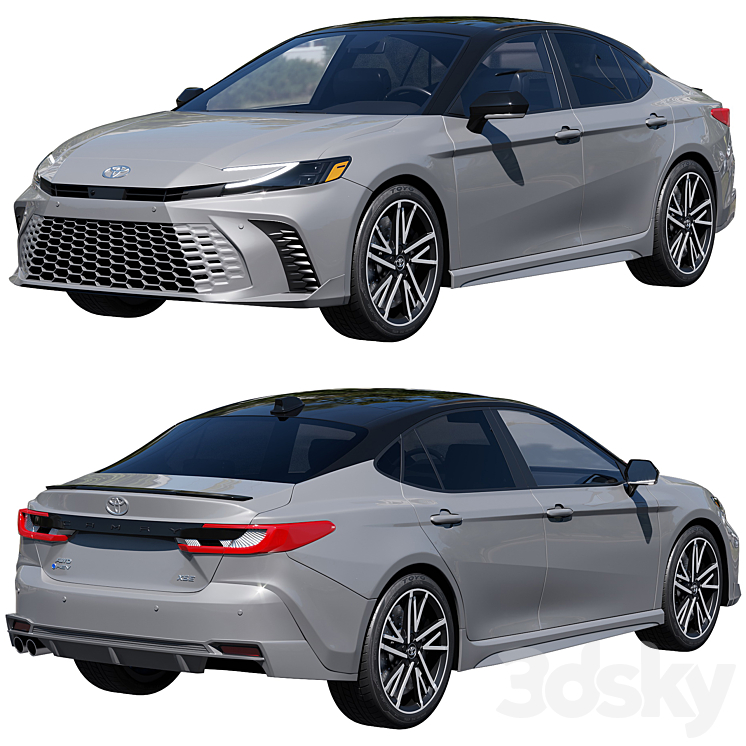 Toyota Camry Hybrid 2025 - Ground Transport - 3D model