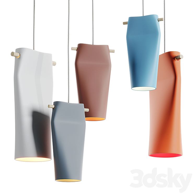 Dent pendant lights by Miniforms - Pendant light - 3D model