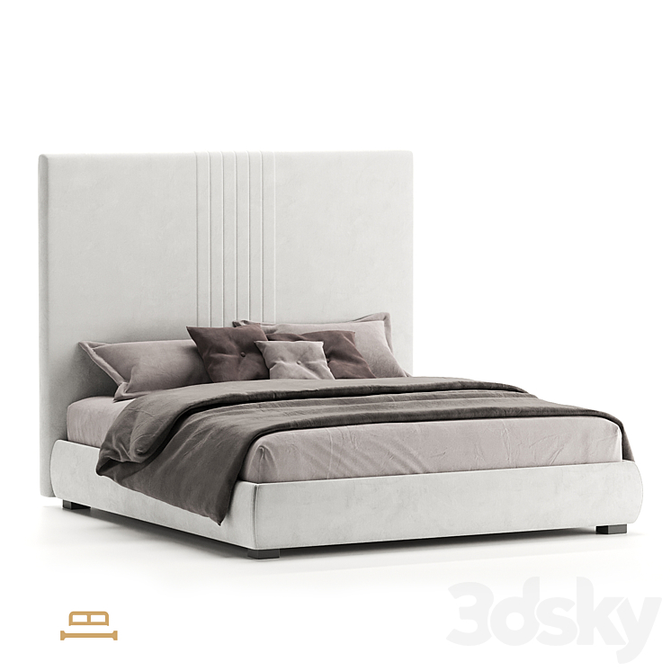 OM Bed Aurora - Bed - 3D model