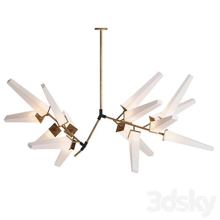 SHARD P1 CHANDELIER BY NADER GAMMAS - Pendant light - 3D model