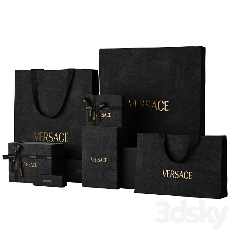 VERSACE - set of packaging boxes - Other decorative objects - 3D model