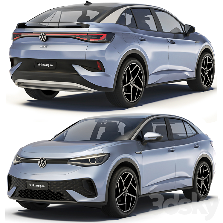 Volkswagen ID5 PRO 2022 - Ground Transport - 3D model