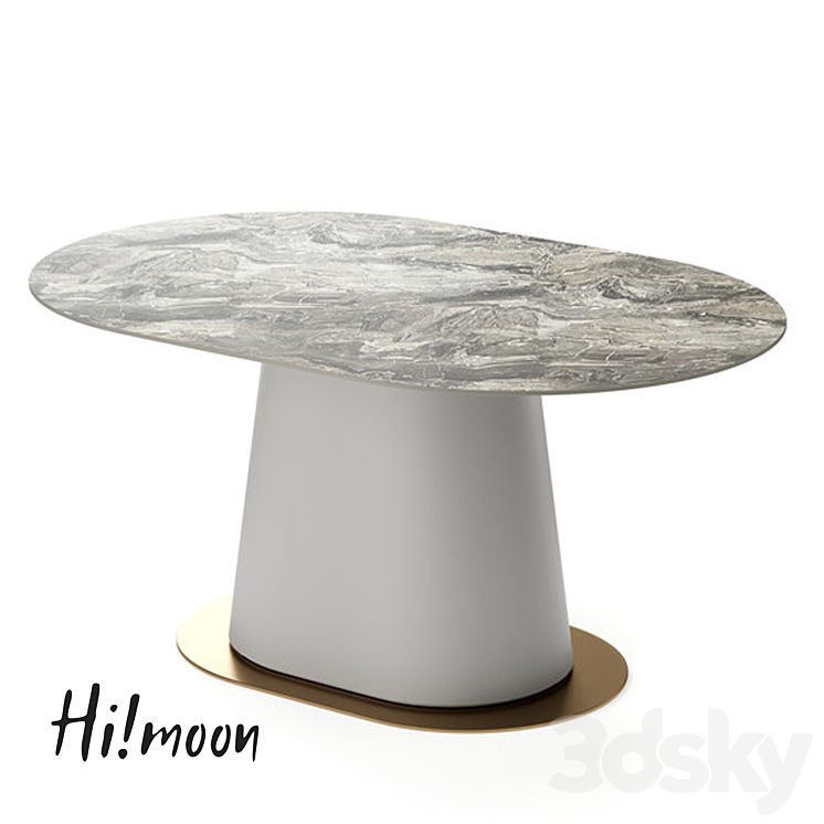 Oval table Mimosa - Table - 3D model