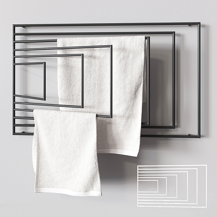 Northern Frame Dryer - Bathroom accessories - 3D model