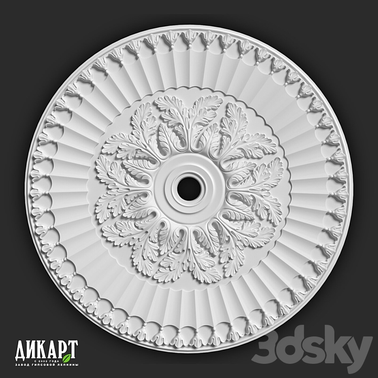 Dikart Dr-195 D798x32mm - Decorative plaster - 3D model