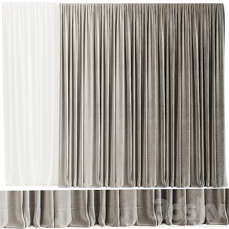 Curtain 41 - Curtain - 3D model