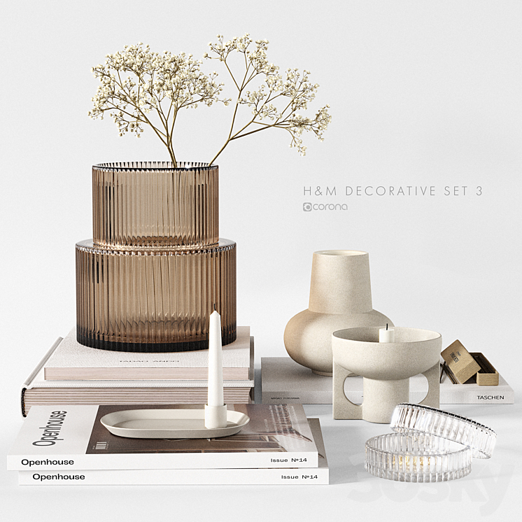 H&M Decorative Set 3 - Decorative set - 3D model