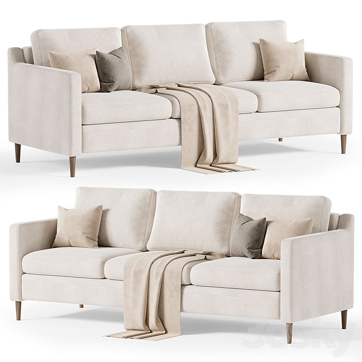 Azriah 79 Upholstered Sofa - Sofa - 3D model