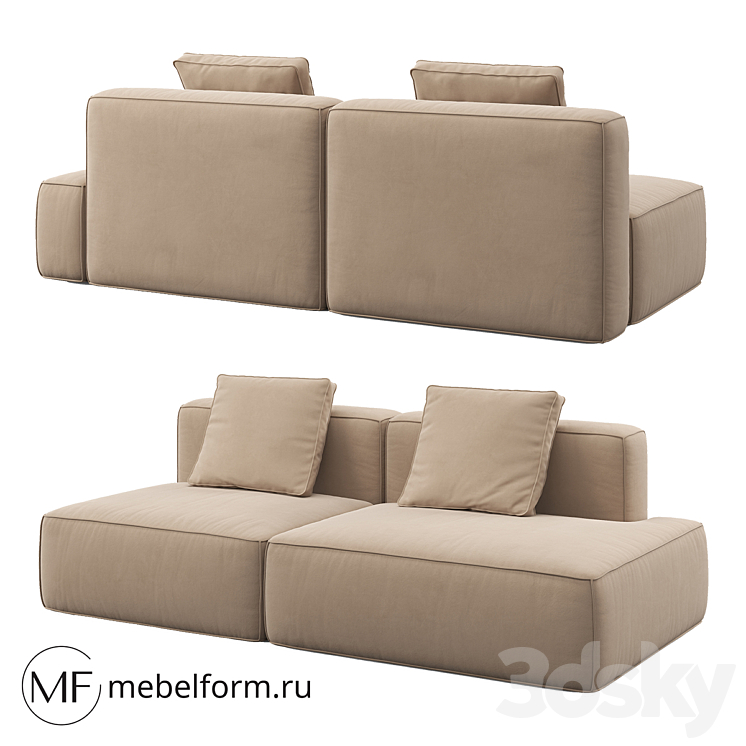 Om Sofa Toronto 018 - Sofa - 3D model
