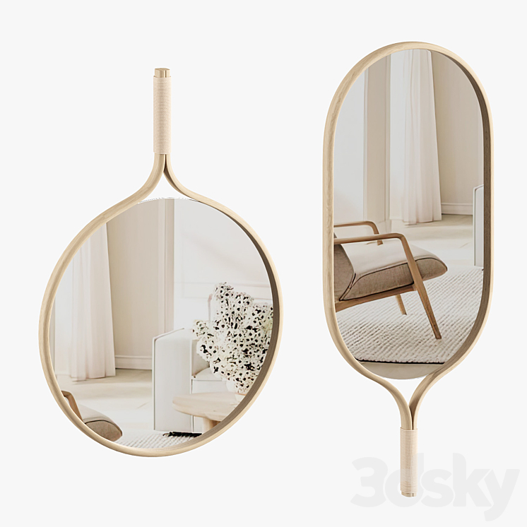 Racquet Mirror Bolia - Mirror - 3D model