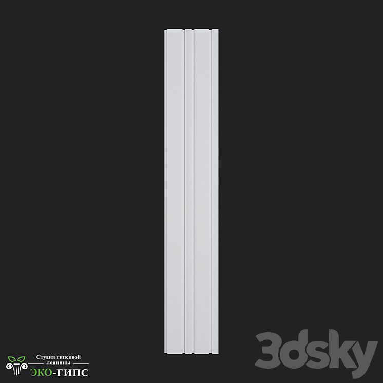 3D Panel BAR mix 1500 - 3D panel - 3D model