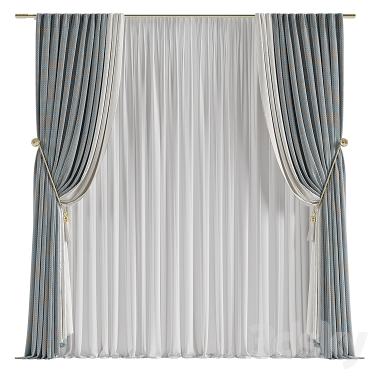 Curtain #012 - Curtain - 3D model