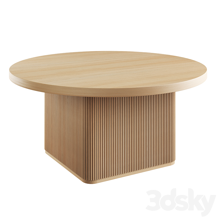 Tate Round Coffee Table - Table - 3D model