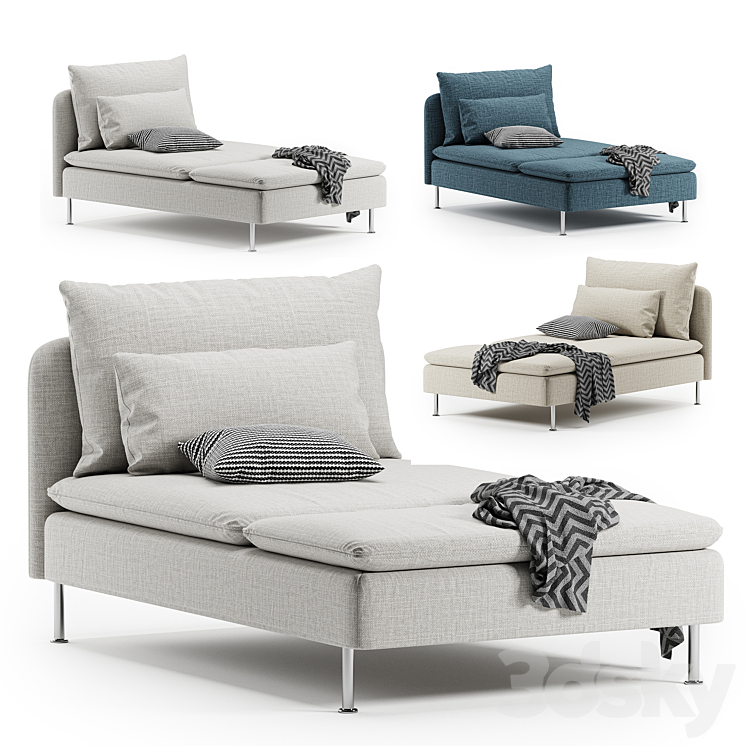 Soderhamn chaise - Other soft seating - 3D model