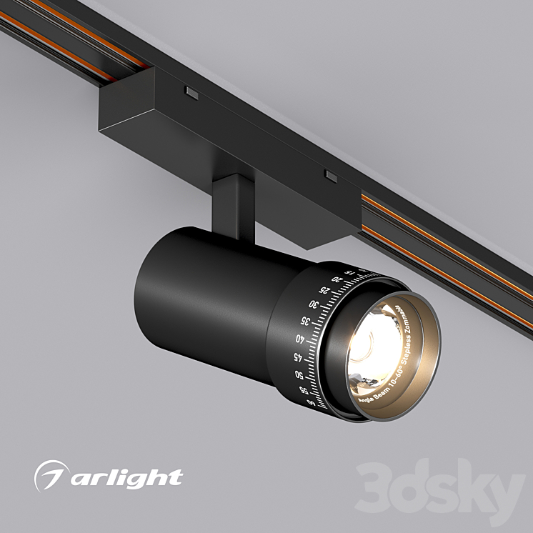 OM Lamp MAG-VIBE-SPOT-ZOOM-R47-10W - Ceiling lamp - 3D model