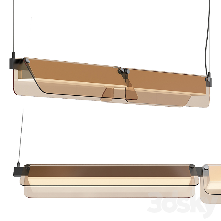 Flat - Pendant light - 3D model