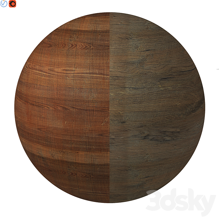 Wood material - Wood - 3D model