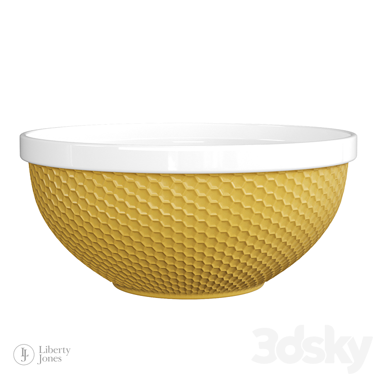 OM Marshmallow bowl, Liberty Jones - Tableware - 3D model