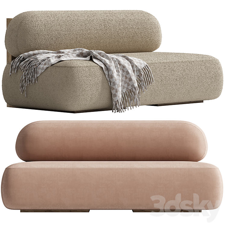 Yoshida Sofa #015 - Sofa - 3D model