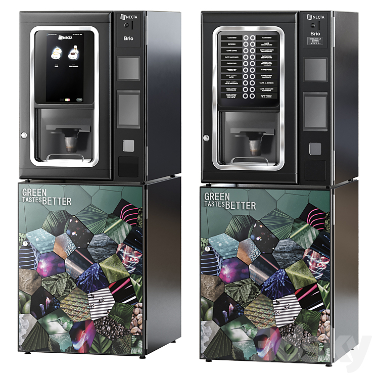 Coffee Vending Machines Necta 3 - Shop - 3D model