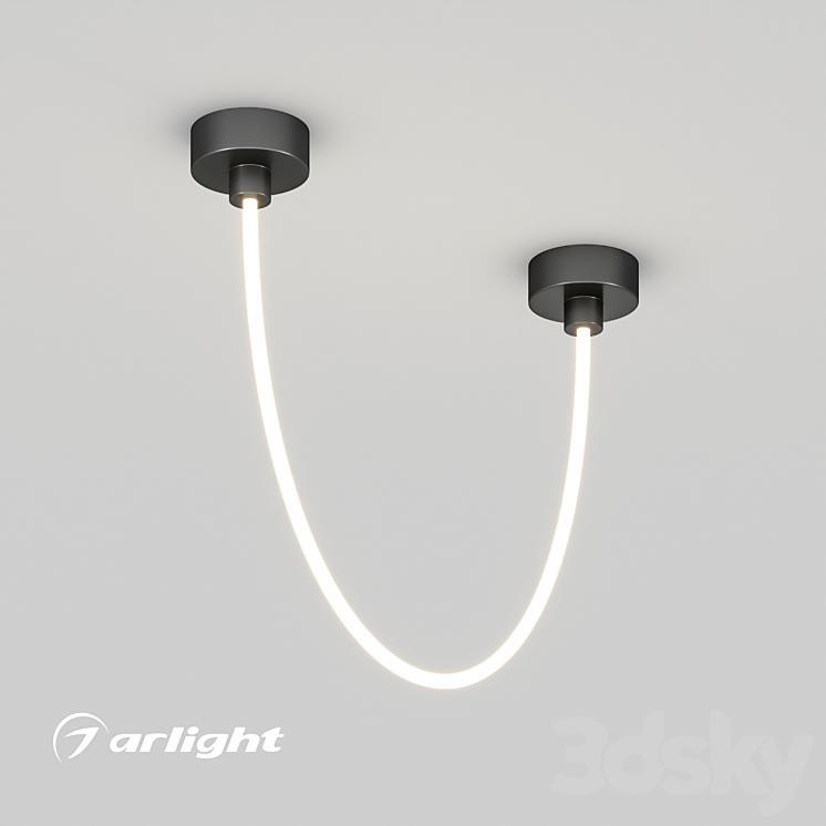 OM Lamp SP-TROPIC-SURFACE-R18-L1200-18W - Ceiling lamp - 3D model