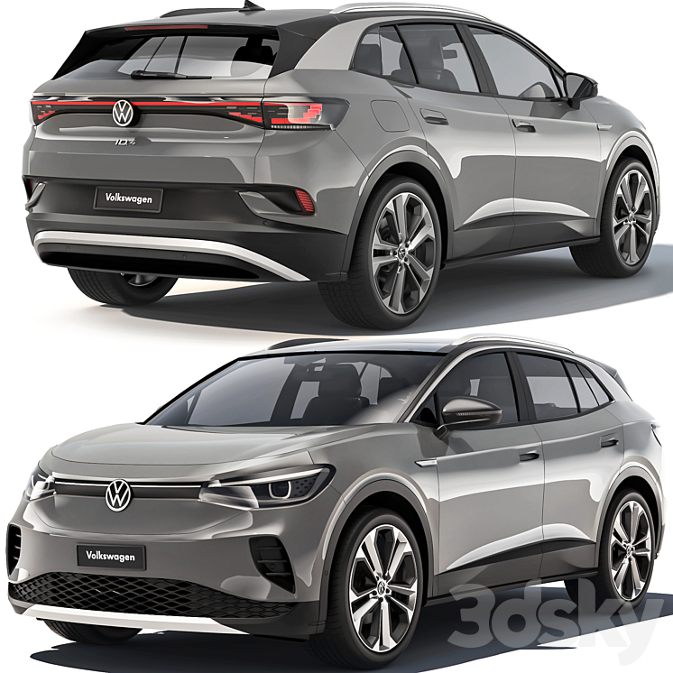 Volkswagen ID4 1st Edition 2021 - Ground Transport - 3D model
