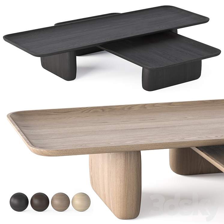 Rochebobois Rio Ipanema cocktail tables - Table - 3D model