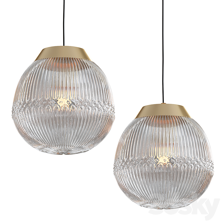 Ari transparent LA REDOUTE INTERIEURS - Pendant light - 3D model