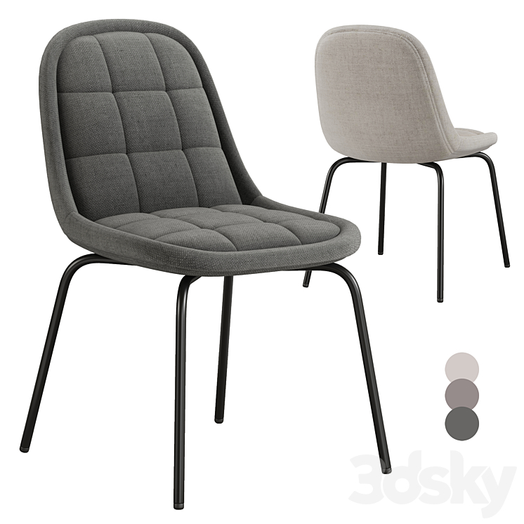 Tiana Dining Chair - Chair - 3D model