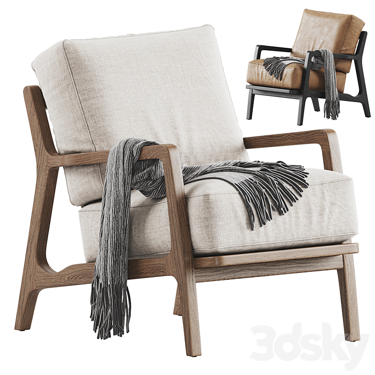Chair Verit By Polyandbark - Arm chair - 3D model