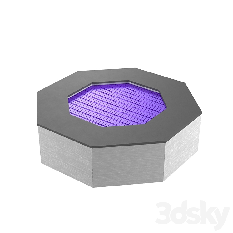Built-in trampoline octagon OM - Other - 3D model