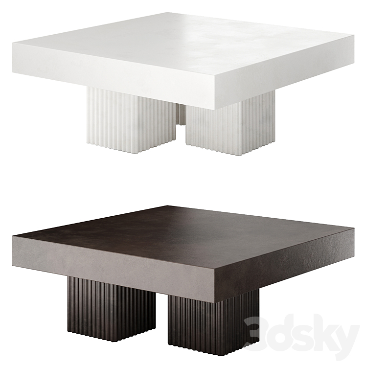 Gear Square coffee table by norr11 - Table - 3D model