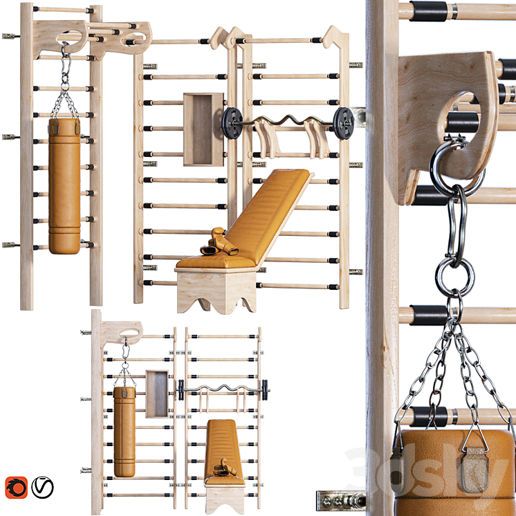 sports equipment 03 - Sports - 3D model