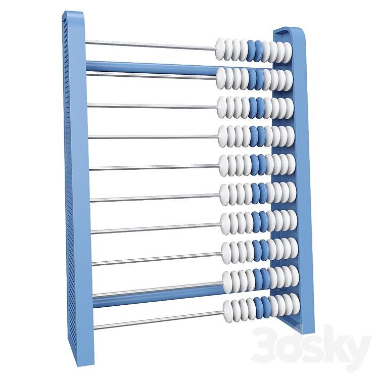 Plastic abacus - Miscellaneous - 3D model