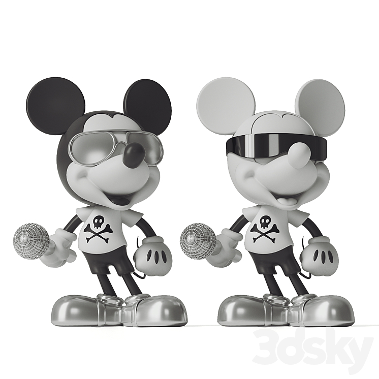 Mickey Mouse - Sculpture - 3D model