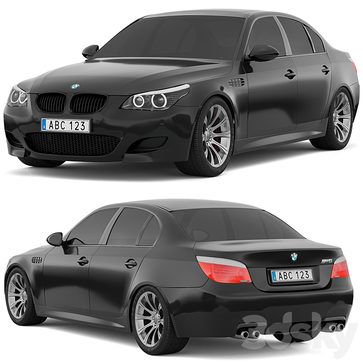 Bmw M5 E60 - Ground Transport - 3D model