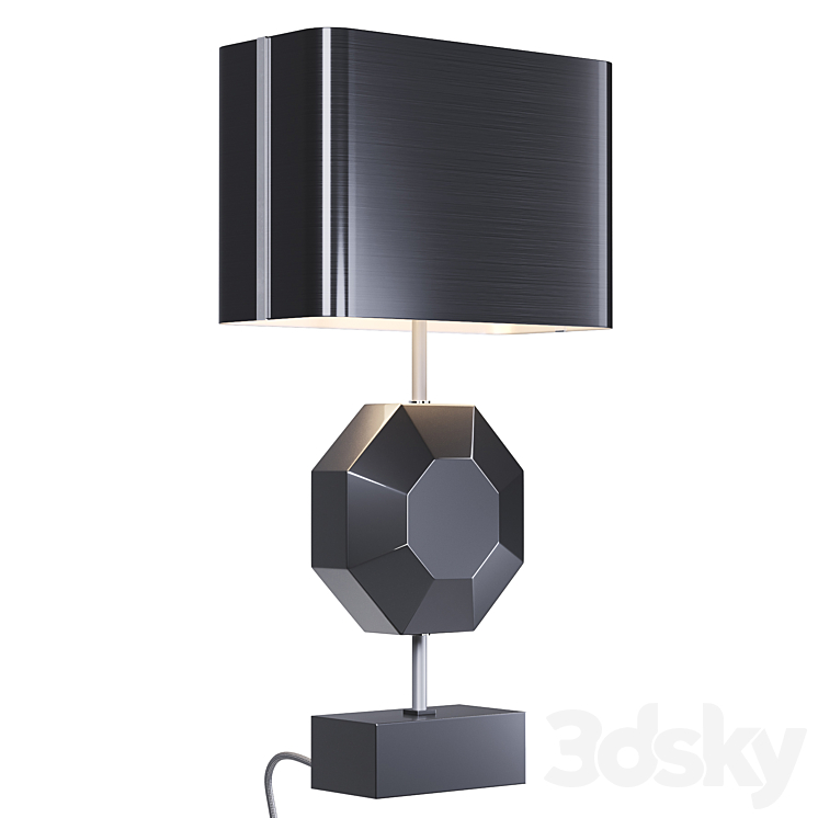 Octagonal Lamp - Table lamp - 3D model