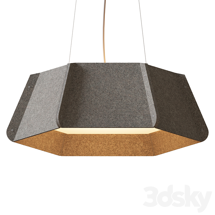 Hekta Pendant Lamp - Pendant light - 3D model